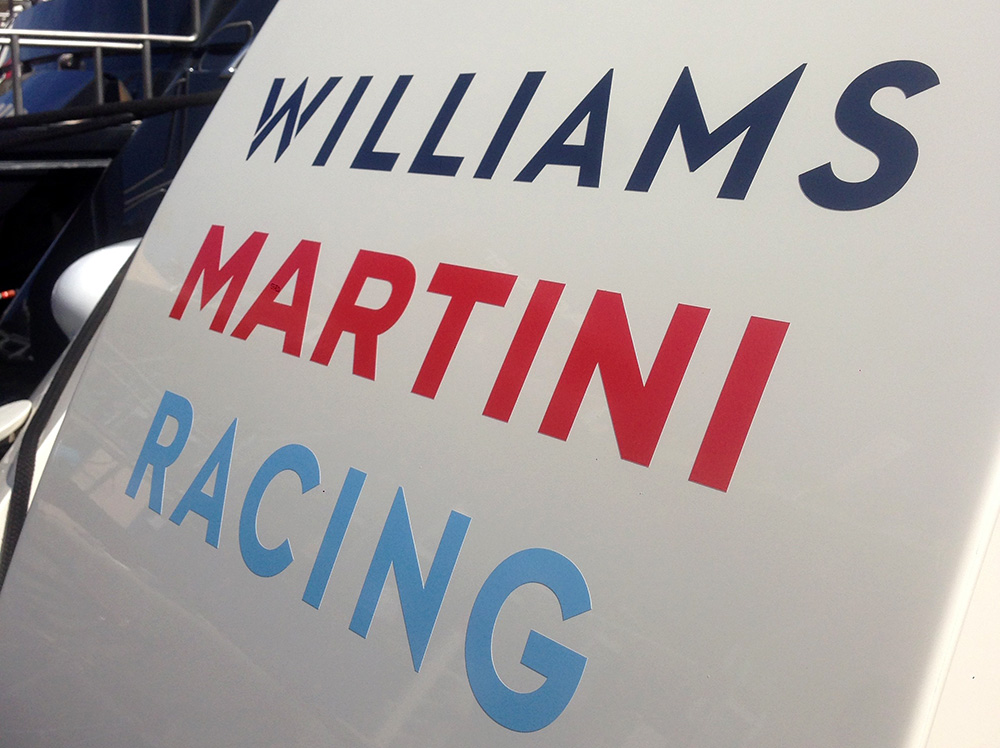 F1 Grand Prix for Williams Martini Racing - Pure Design International